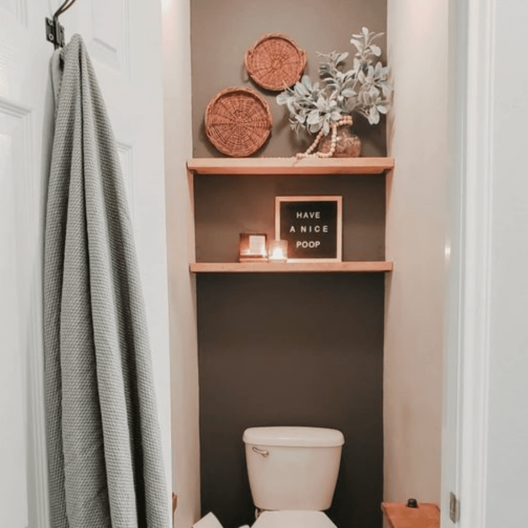 10 Above Toilet Decor Ideas That You Will Love