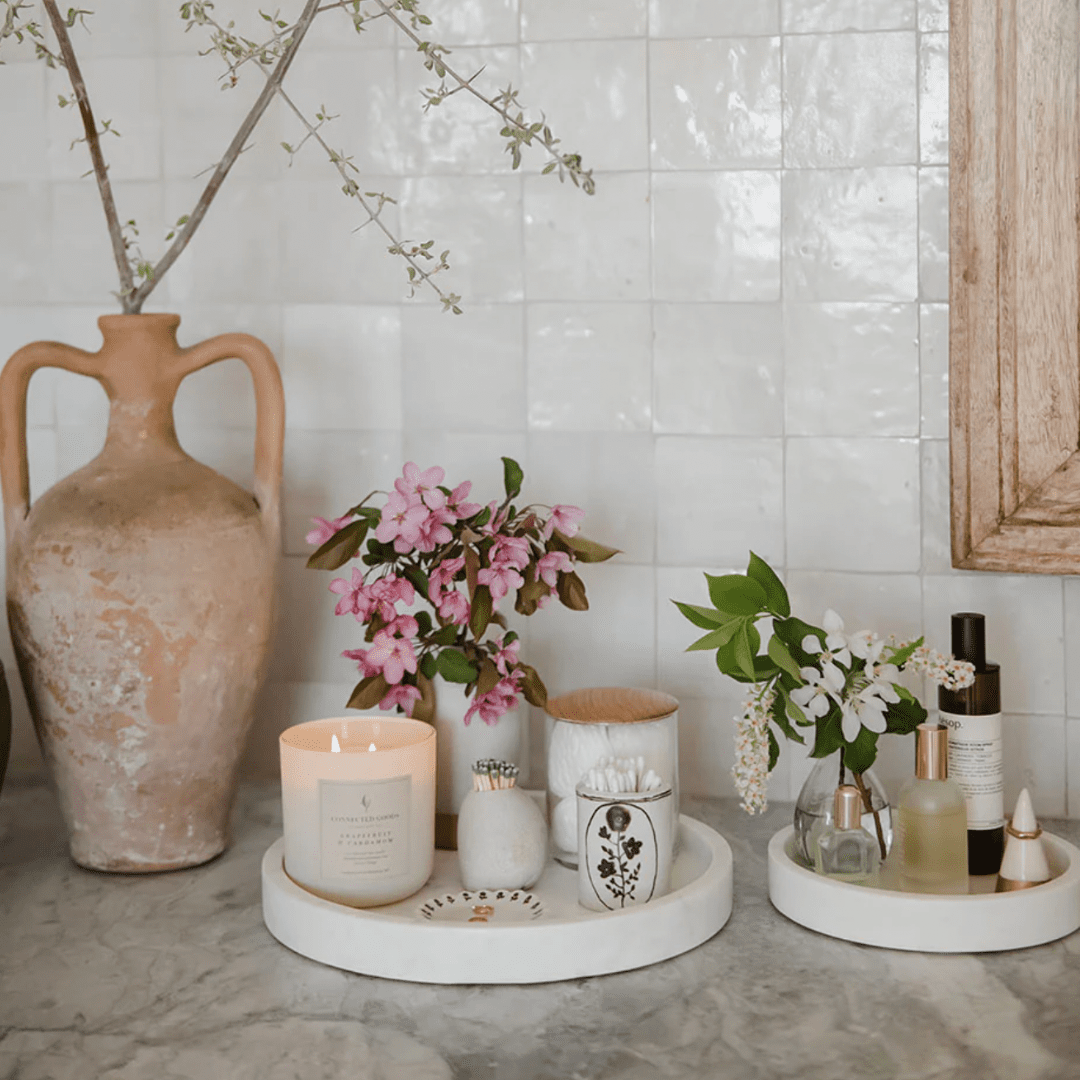 10 Gorgeous Bathroom Tray Decor Ideas For Your Toiletries