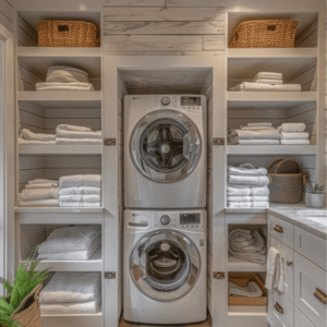 10 Best Stacked Laundry Room Ideas To Save Space