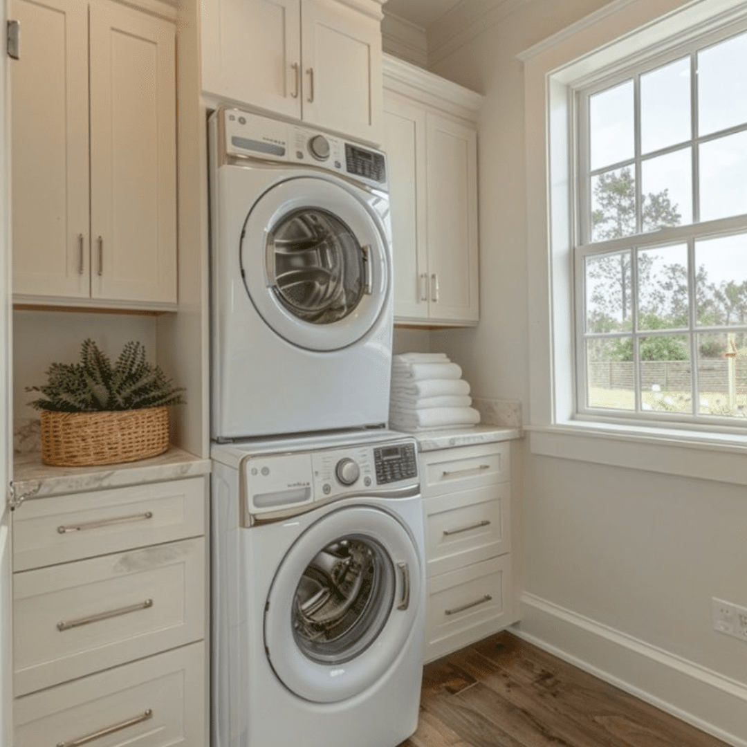 10 Best Stacked Laundry Room Ideas To Save Space