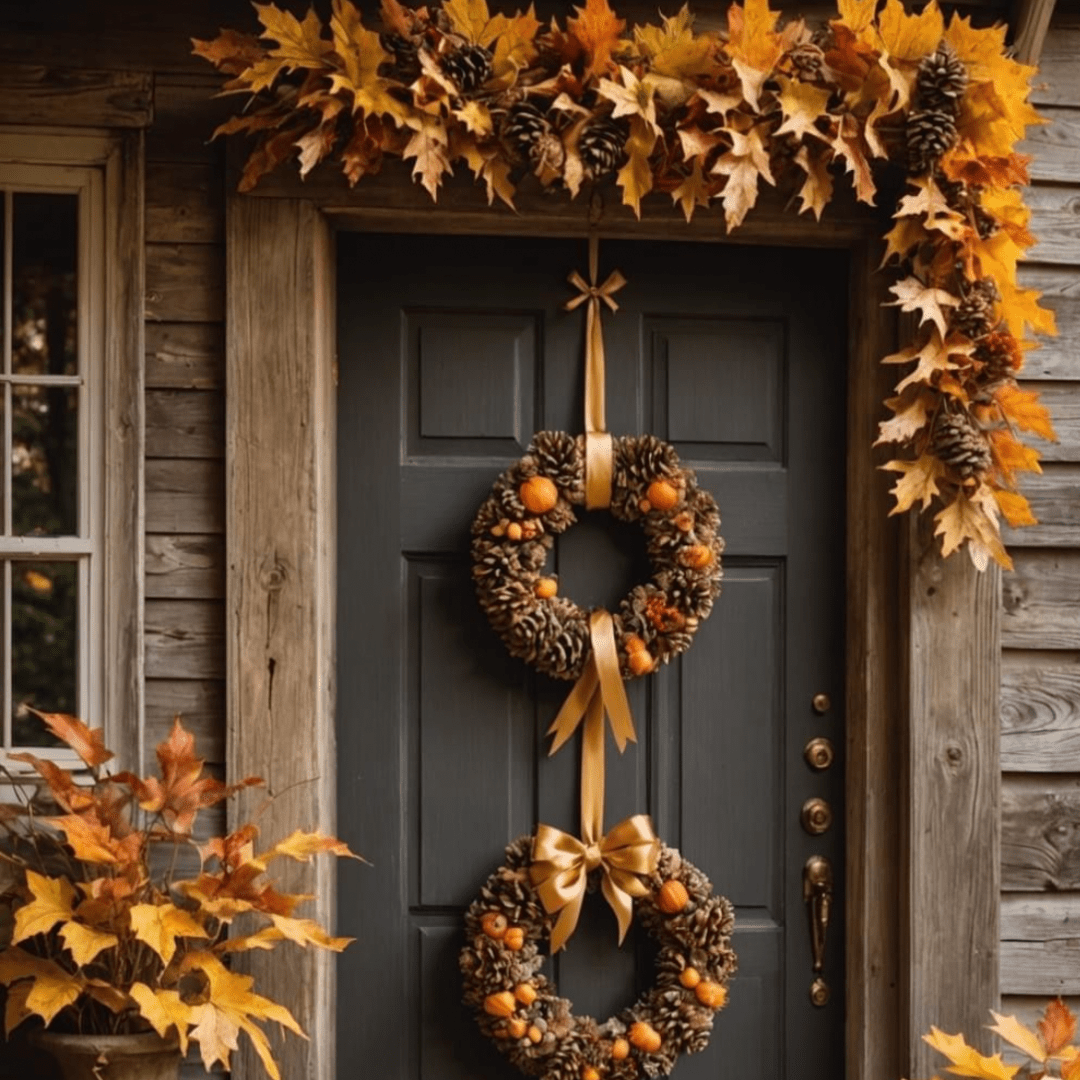 10 Beautiful Fall Front Door Decor Ideas